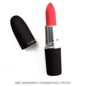 MAC Cosmetics | Makeup | Mac Powder Kiss Mandarin O Lipstick | Poshmark